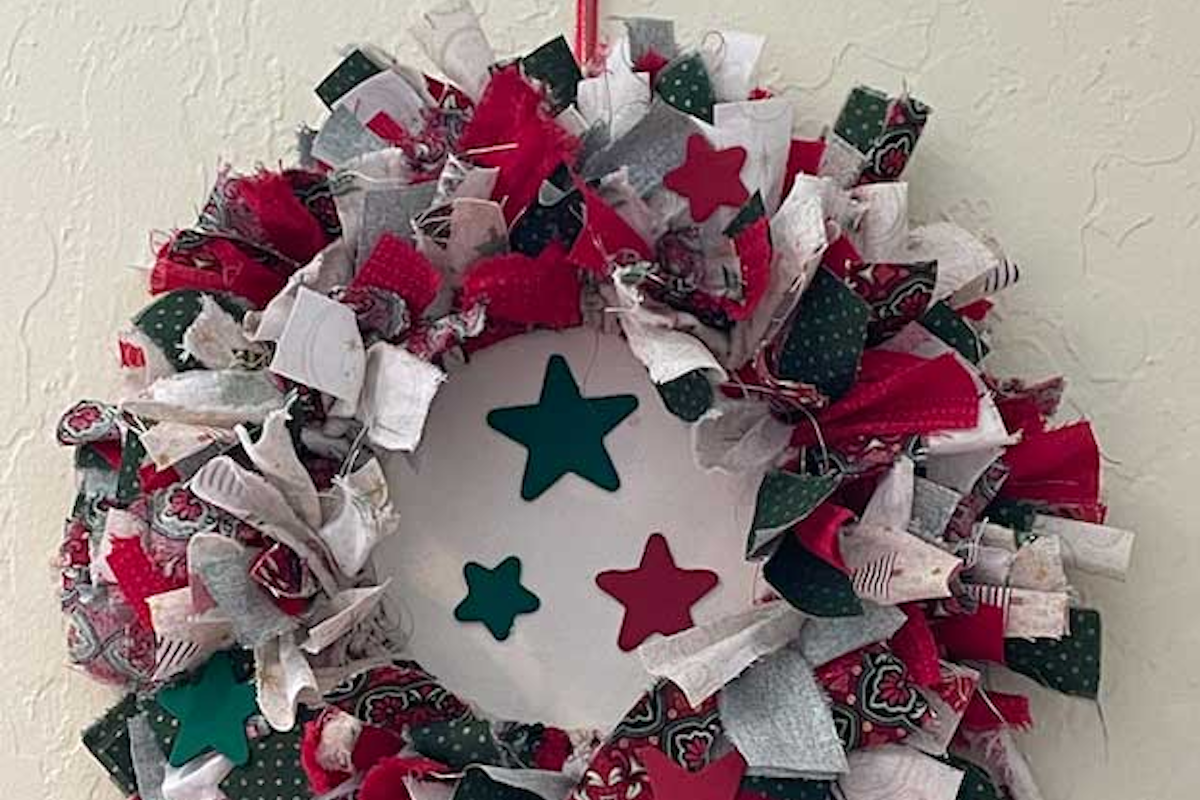 Create a festive holiday rag wreath | Tri City Voice
