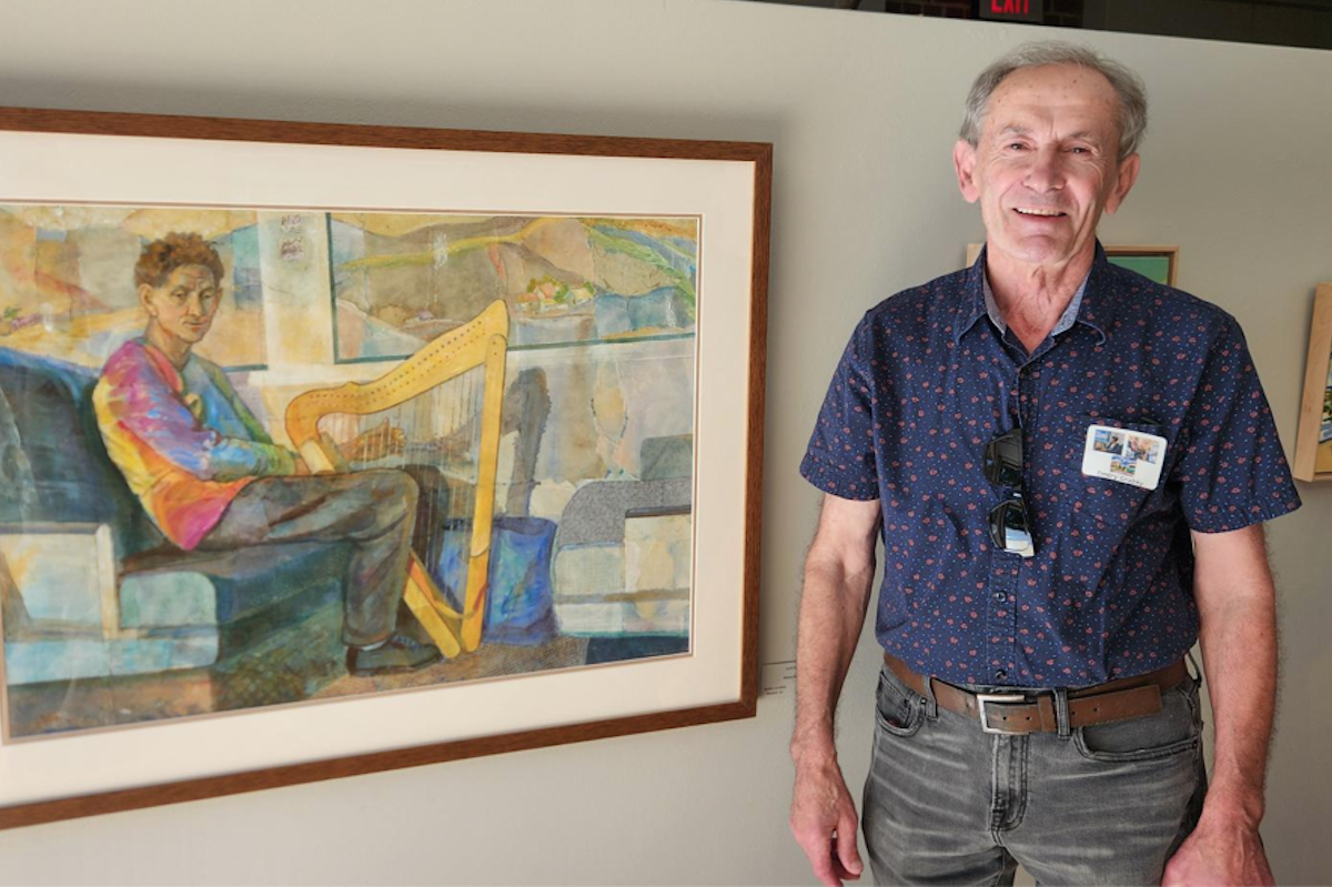 Dmitri Grudsky shares mixed media techniques | Tri City Voice